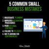 Common Small Business Mistakes - Ensure Your Business Thrives