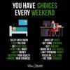 "Make Productive Choices Every Weekend - Infographic Guide"