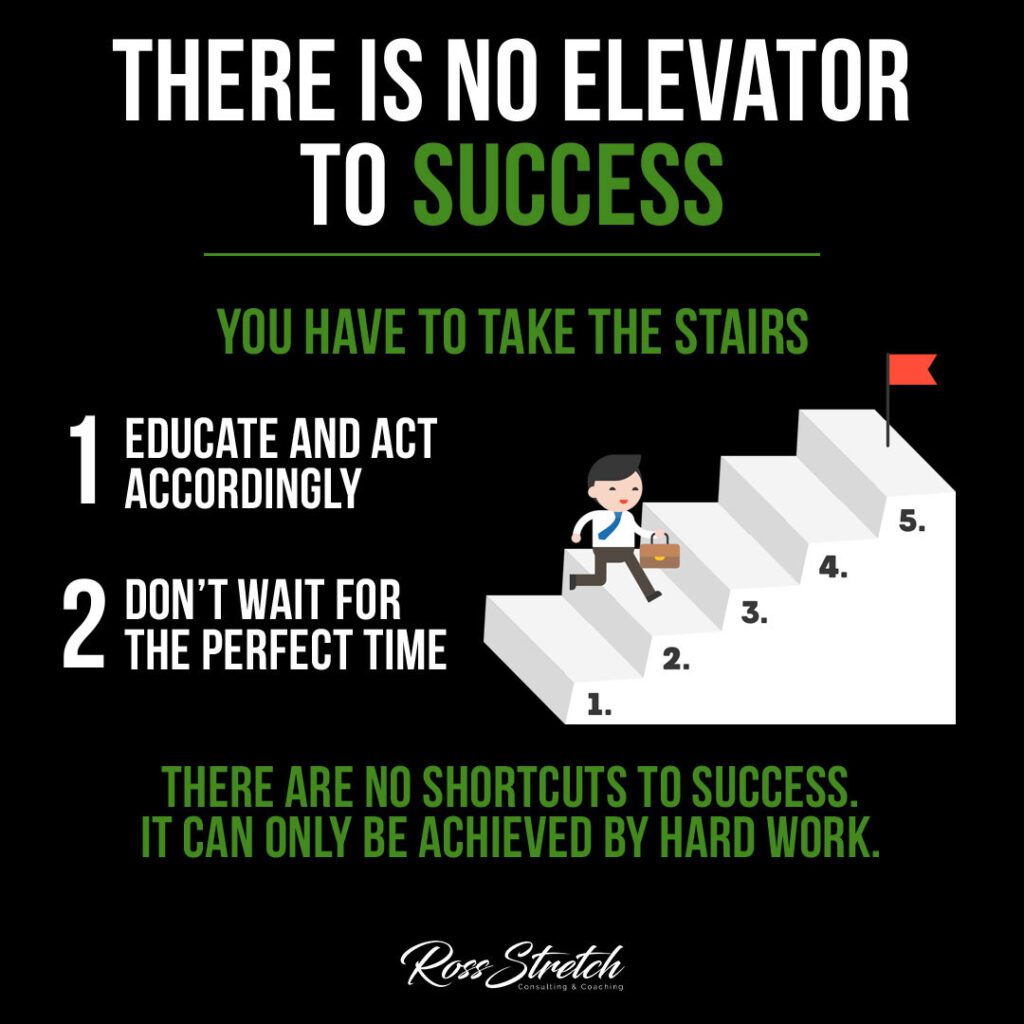 There Is No Elevator: Climbing the Stairs to Success