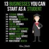 Thirteen Businesses You Can Start: During Education