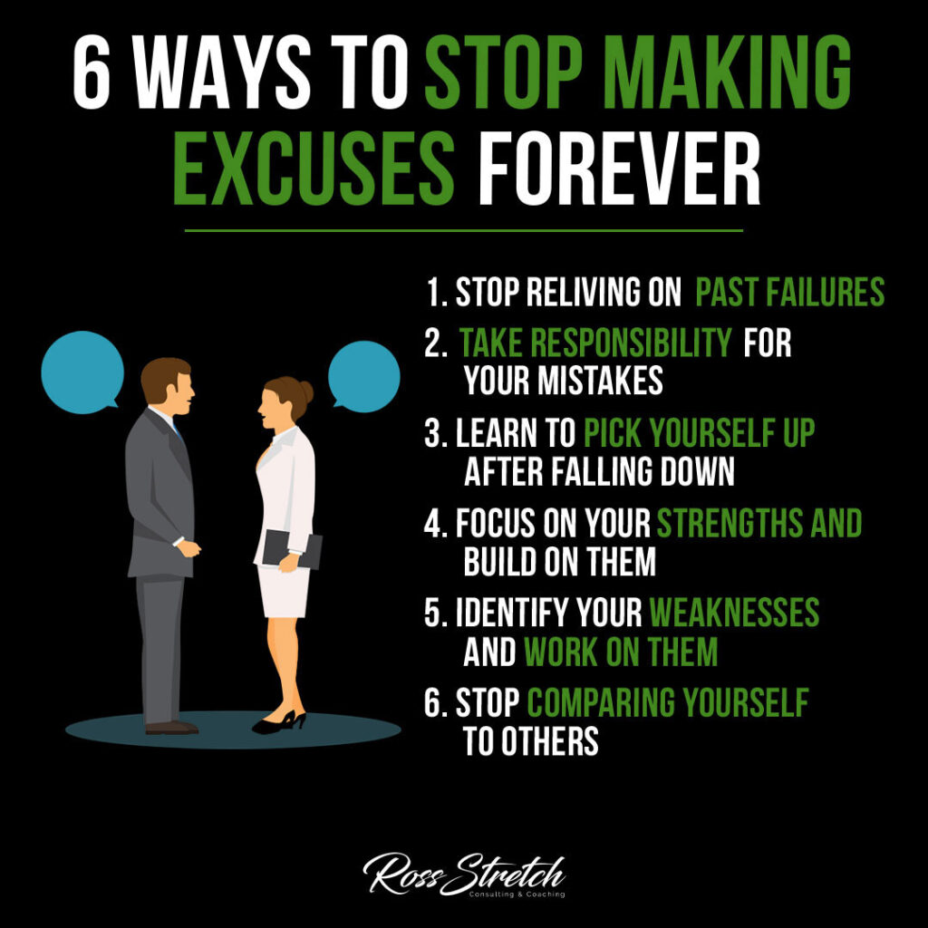 6 Ways to Stop Making Excuses and Take Control of Your Life